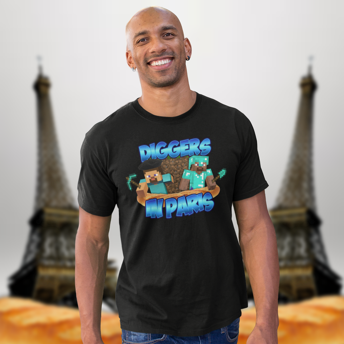 Diggers In Paris Tee – Designed By The Boys